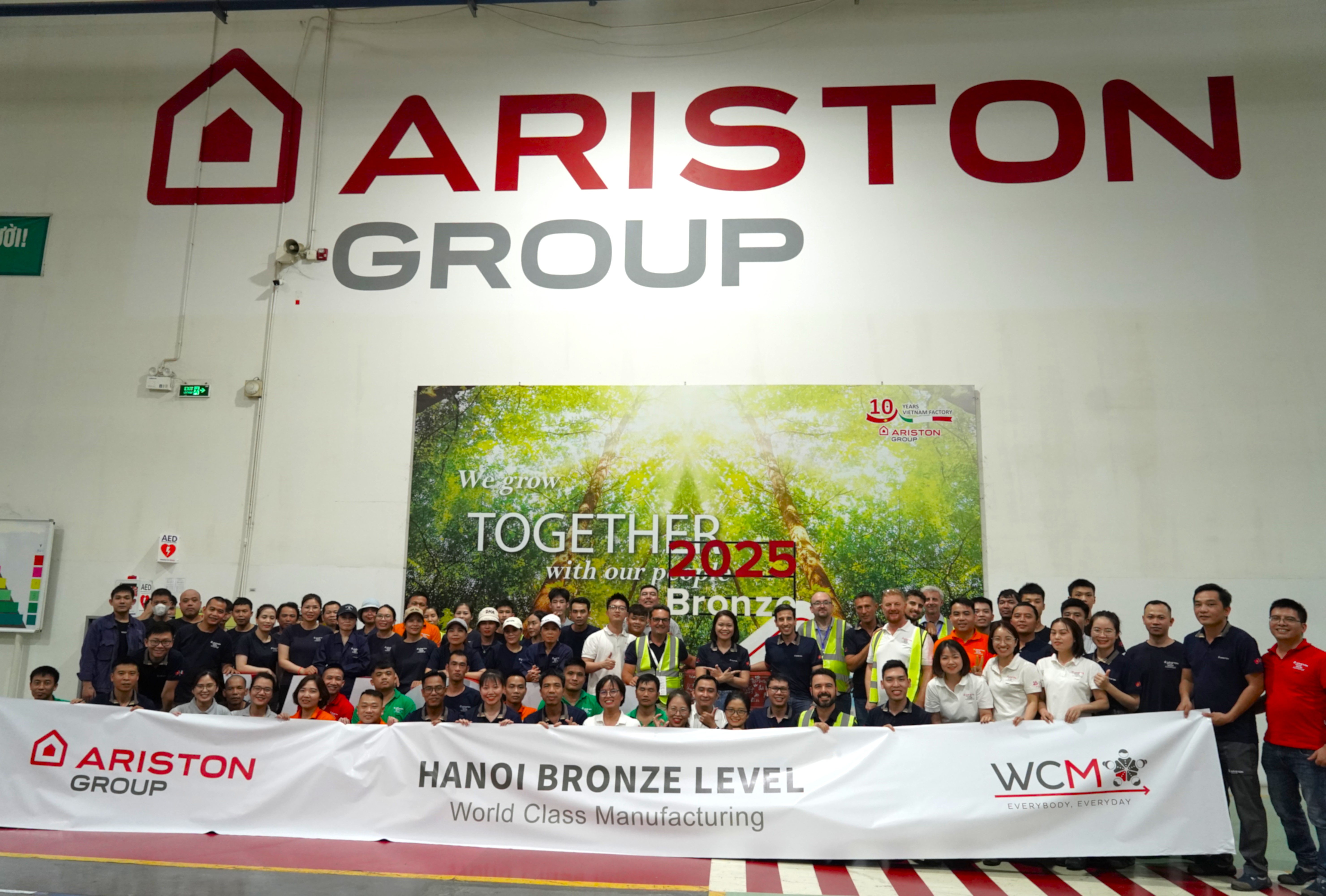 THE BAC NINH PLANT IS WCM BRONZE MEDAL